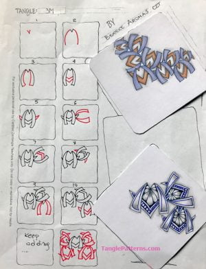 How to draw 3M « TanglePatterns.com