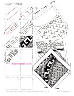 How to draw 7 KEYS « TanglePatterns.com