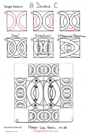 How to draw 8 DOUBLE C « TanglePatterns.com