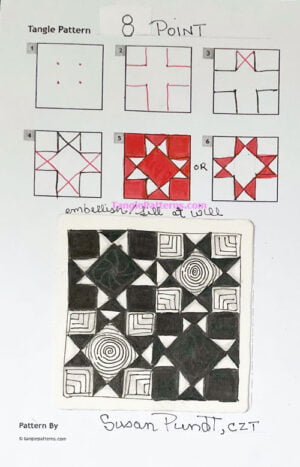 How to draw 8 POINT « TanglePatterns.com