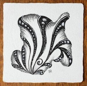 How to draw AQUAFLEUR « TanglePatterns.com