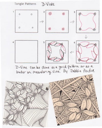 How to draw D-VINE « TanglePatterns.com