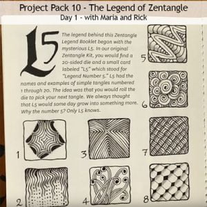 Zentangle® Project Pack #10 Summary – The Legend of Zentangle ...