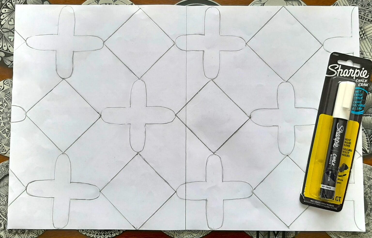 Zentangle®-Inspired Seasonal Window Decorations – Chalk Art Ideas and ...