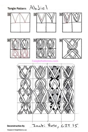 How to draw ABDIEL « TanglePatterns.com