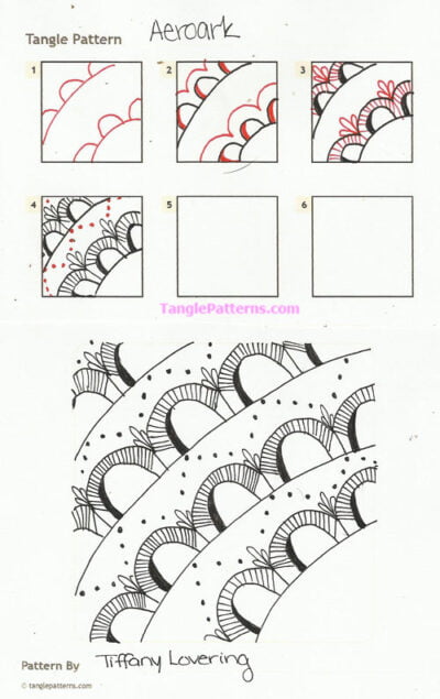 How to draw AEROARK « TanglePatterns.com