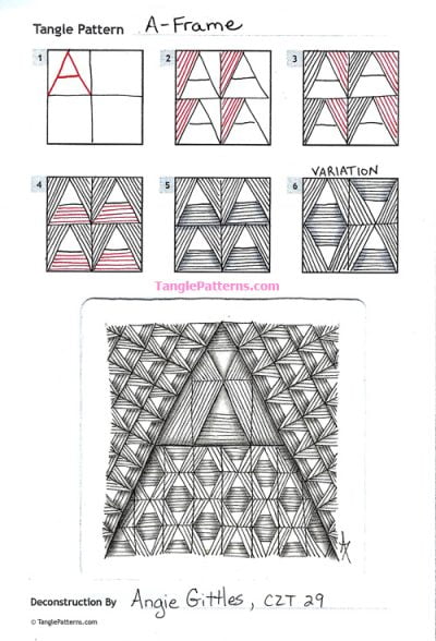 How to draw A-FRAME « TanglePatterns.com