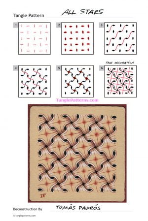 How to draw ALL STARS « TanglePatterns.com