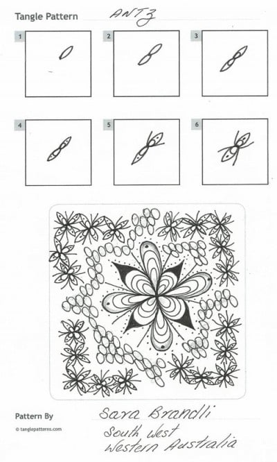 How to draw ANTZ « TanglePatterns.com