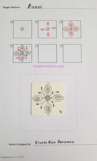 How to draw ARGUI « TanglePatterns.com