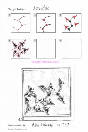 How to draw ARROWTREE « TanglePatterns.com