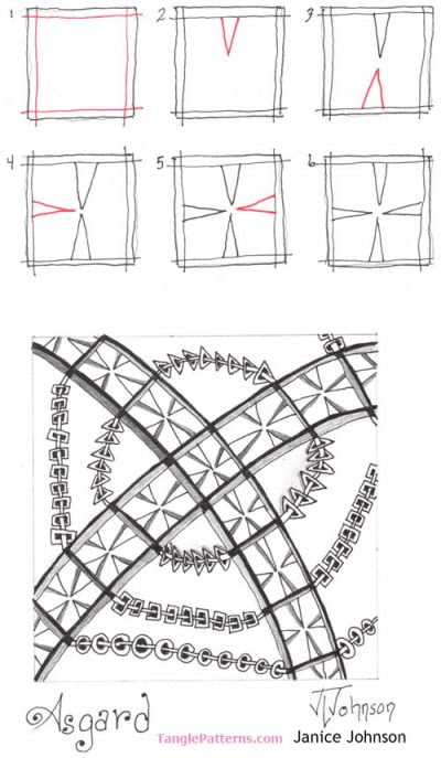 How to draw ASGARD « TanglePatterns.com