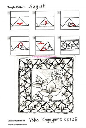 How to draw AUGUST « TanglePatterns.com