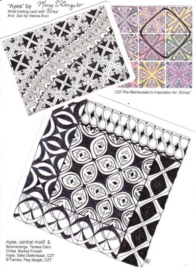 How to draw AYES « TanglePatterns.com