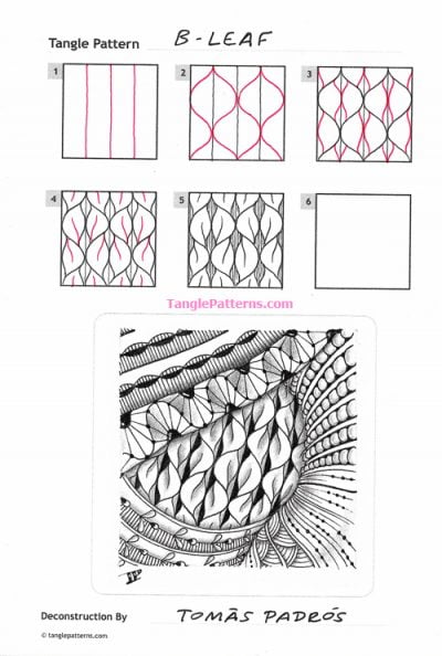 How to draw B-LEAF « TanglePatterns.com