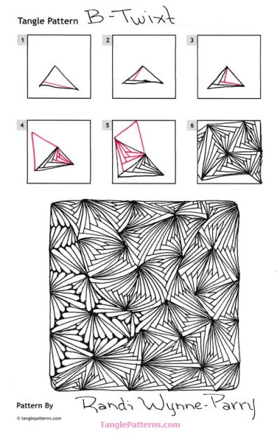 How to draw B-TWIXT « TanglePatterns.com