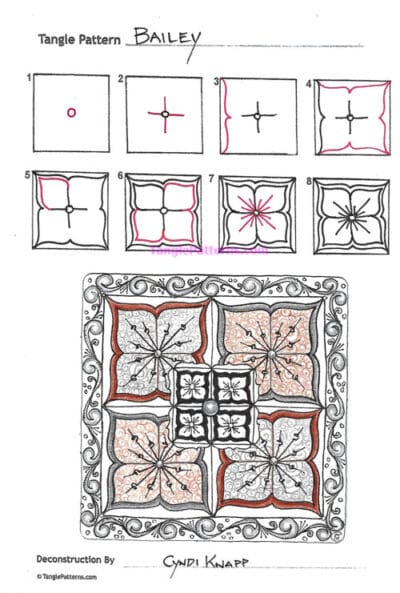 How to draw BAILEY « TanglePatterns.com