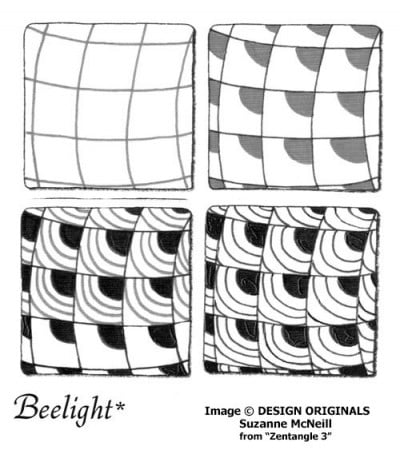 How to draw BEELIGHT « TanglePatterns.com