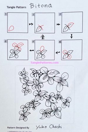 How to draw BITONA « TanglePatterns.com