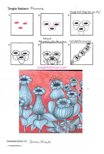 How to draw BLOOMERZ « TanglePatterns.com