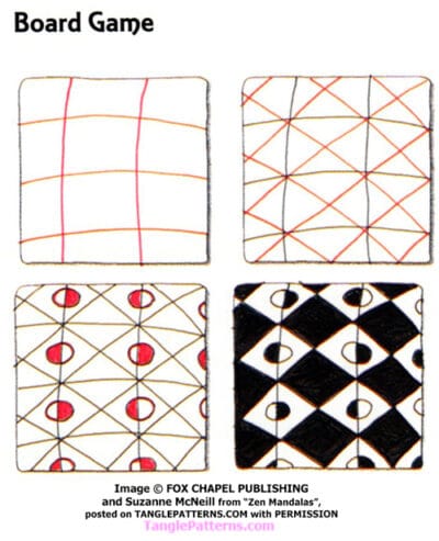 How to draw BOARD GAME « TanglePatterns.com