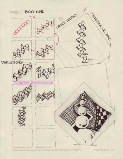 How to draw BOO*KEE « TanglePatterns.com