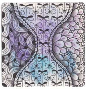 How to draw BOW STRING « TanglePatterns.com