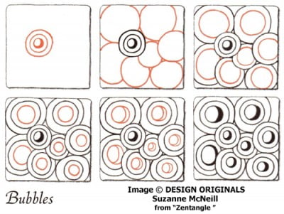 How to draw BUBBLES « TanglePatterns.com