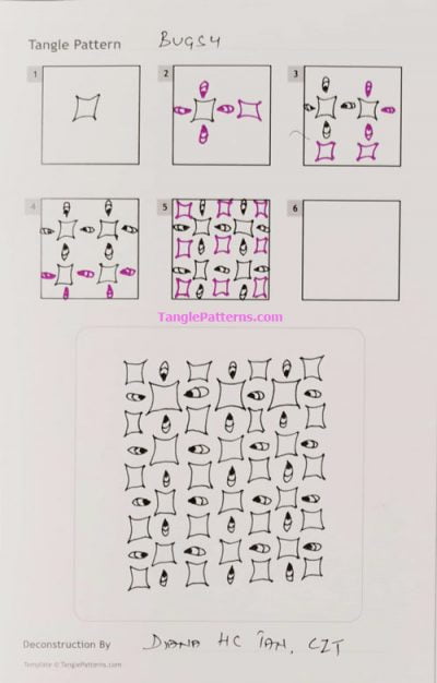 How to draw BUGSY « TanglePatterns.com