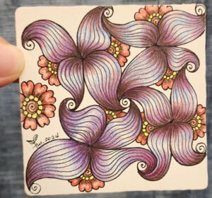 How to draw BUTTERFLY « TanglePatterns.com