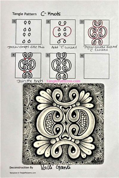 How to draw C-KNOTS « TanglePatterns.com