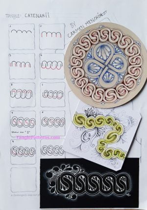 How to draw CATENARII « TanglePatterns.com