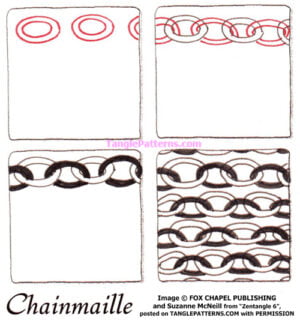 How to draw CHAINMAILLE « TanglePatterns.com