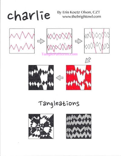 How to draw CHARLIE « TanglePatterns.com