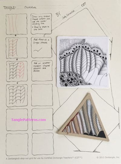 How to draw CHECKMATE « TanglePatterns.com