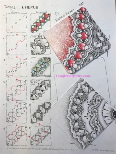 How to draw CHERUB « TanglePatterns.com