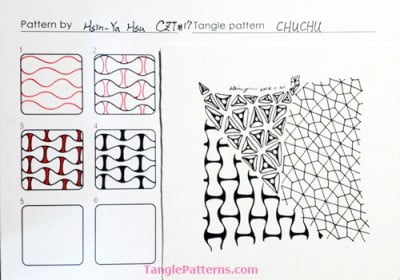 How to draw CHUCHU « TanglePatterns.com