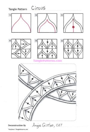 How to draw CIRCUS « TanglePatterns.com