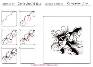 How to draw COMPANION « TanglePatterns.com