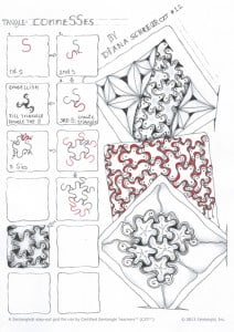 How to draw CONNESSES « TanglePatterns.com