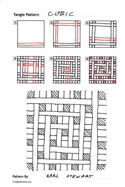 How to draw CUBIC « TanglePatterns.com
