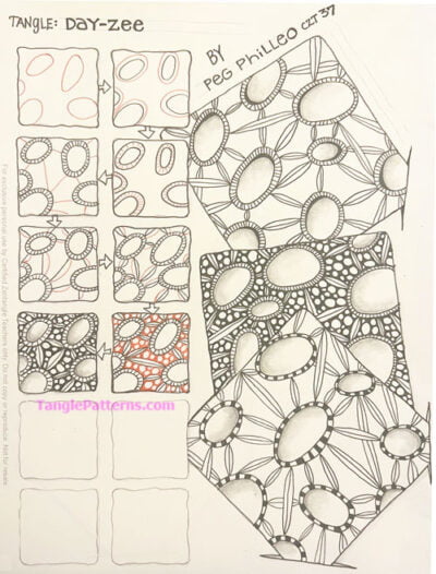 How to draw DAY-ZEE « TanglePatterns.com