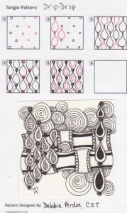 How to draw DRIP-DROP « TanglePatterns.com