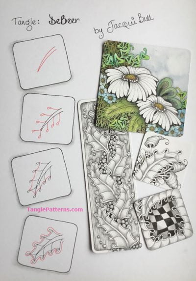 How to draw DEBEER « TanglePatterns.com