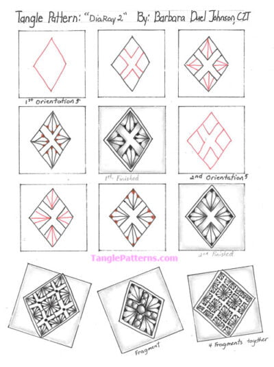 How to draw DIARAY2 « TanglePatterns.com