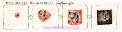 How to draw DIVA DANCE « TanglePatterns.com