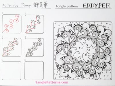 How to draw EDDYPER « TanglePatterns.com