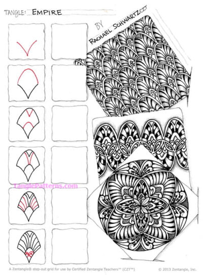 How to draw EMPIRE « TanglePatterns.com