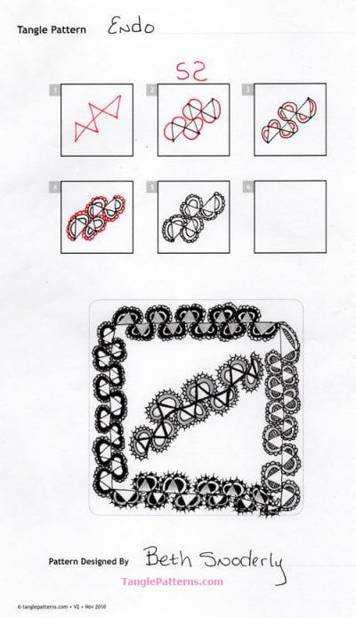 How to draw ENDO « TanglePatterns.com