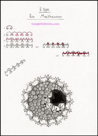 How to draw ESPE « TanglePatterns.com
